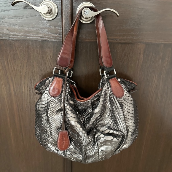Vintage | Bags | Sale Vintage 250 Python Pauric Sweeney Hobo Bag ...
